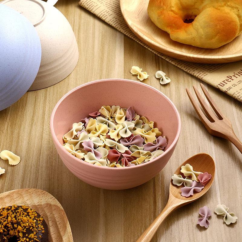 12cm Wheat Straw Salad Bowls Unbreakable Mixing Bowls Reusable - TikTok ...