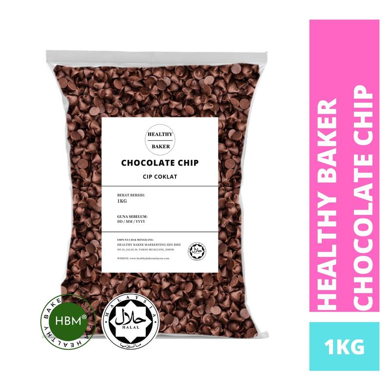 Chocolate Chip 1kg, 500g, 250g, 100g / Cip Coklat Premium / Halal ...