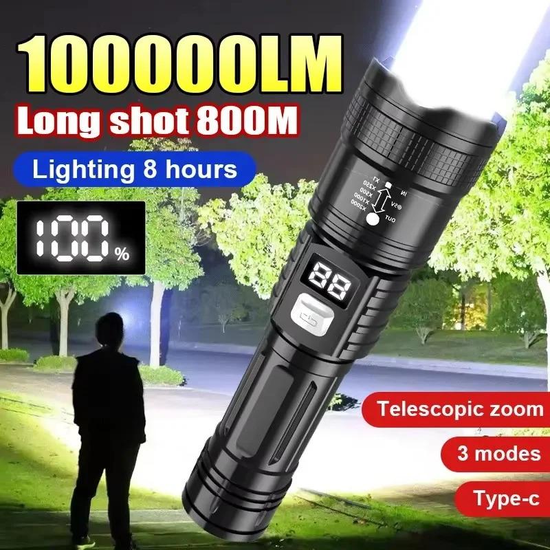 🌟 10000LM Ultra-Bright LED Flashlight 🔍 - USB Rechargeable, - TikTok ...