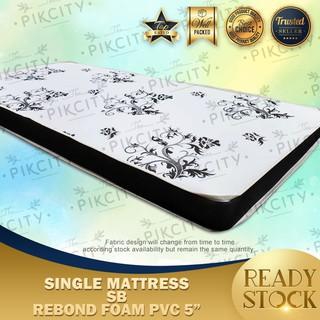 Single Mattress SB Rebond Foam PVC – 5 Inch (13cm) / Tilam Single ...