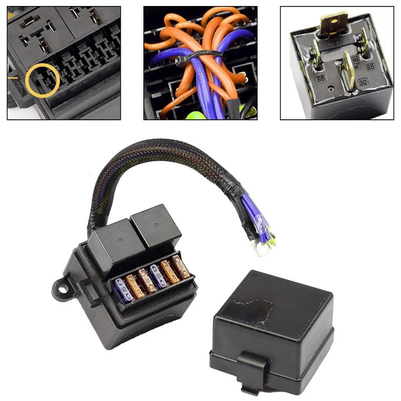 Pre-Wired Fuse Relay Box with 2pcs 4Pin 80A Relays,6pcs Fuse - TikTok ...