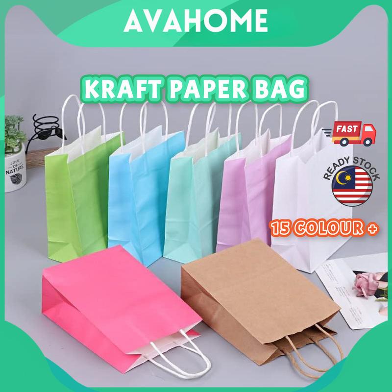 Avahome Beg Kertas Goodies Kahwin Beg Hadiah Kraft Paper Bag - TikTok ...