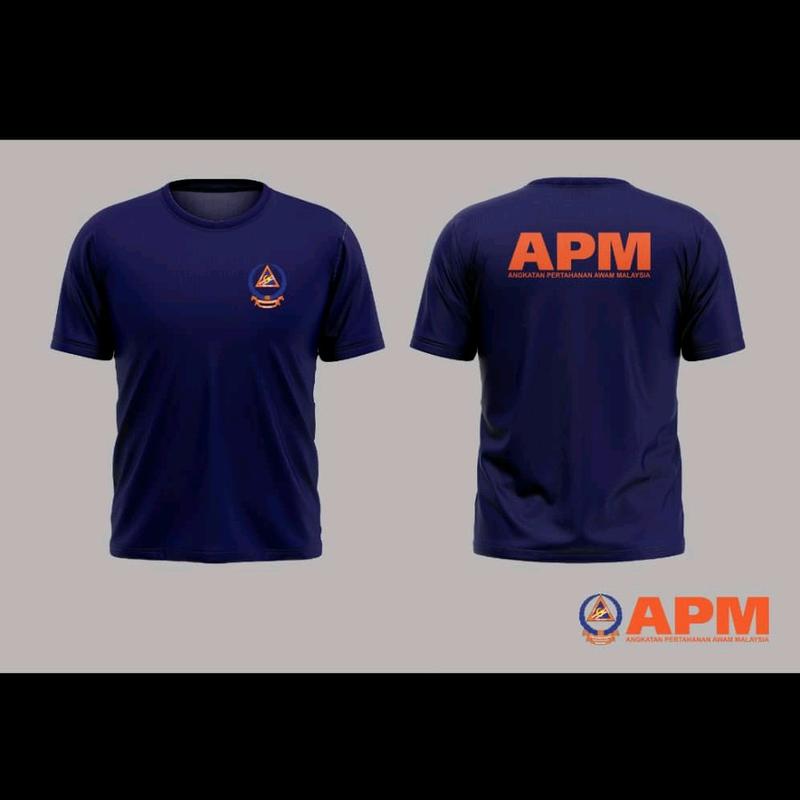 Tshirt APM Navy Blue - TikTok Shop Malaysia