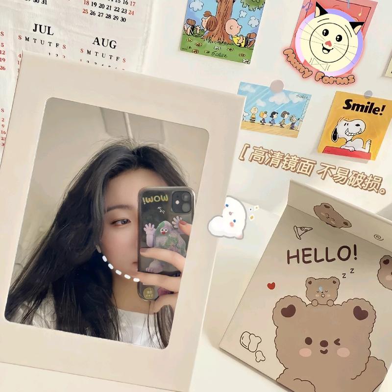 Manyforms BS-60 cermin Rias Mini Kaca Make Up Karakter Lucu Cermin ...