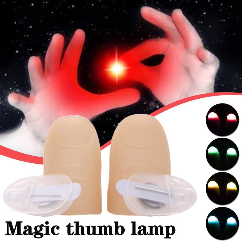 1 Pair LED Light Up Magic Trick Fingers Toys Fingers Close U - TikTok ...