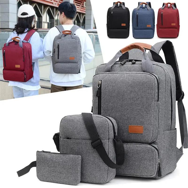 BEK Fashion 3in1 Korean 16inches Backpack Men and Women Multi ...