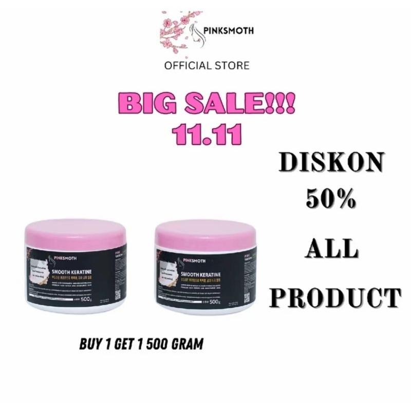 [DAPAT 2] BUNDLE BELI 1 GET 1 PINK SMOOTH KERATIN PELURUS RAMBUT - Shop ...