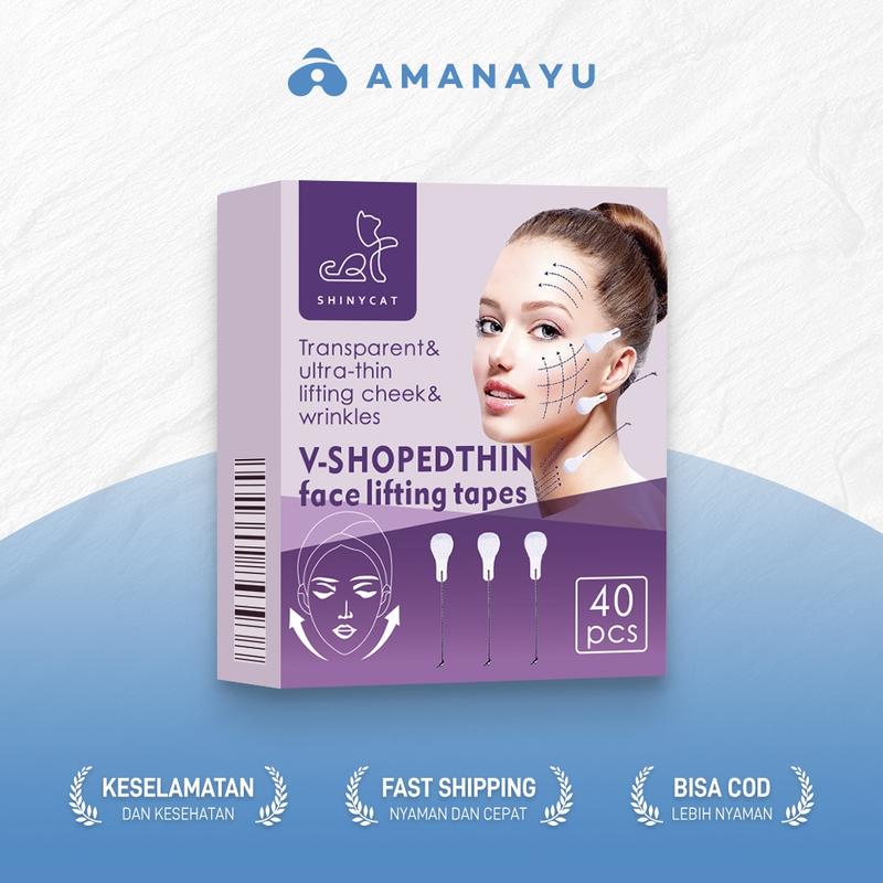 40 Pcs Stiker Wajah Anti Kerut Sticker Garis Wajah Untuk Wajah - Shop ...