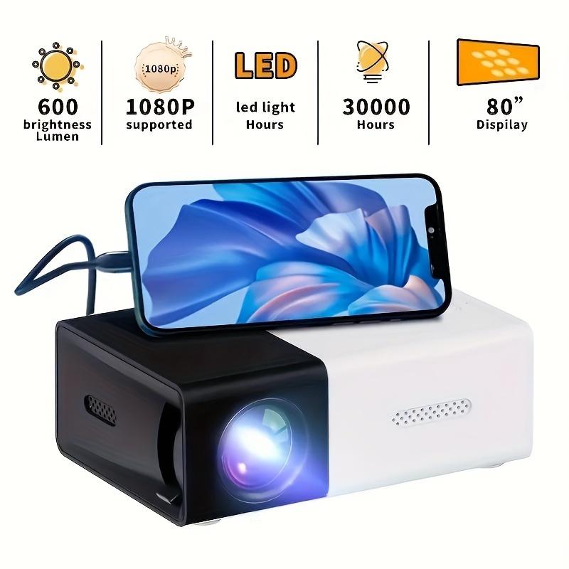 bright 3000 + lumen HD mini projector-portable 3D-ready, multi-device ...