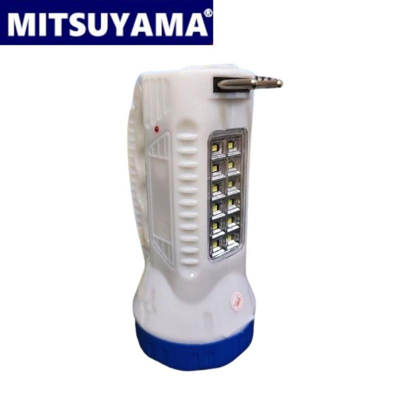 MITSUYAMA MS-1202SC Senter Tangan 13 LED Emergency 2 In 1 Rechargeable ...
