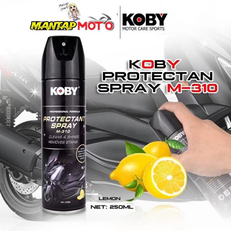 KOBY Protectant Spray 250ML Shine Surface Shining Clean Kilat Bersinar ...