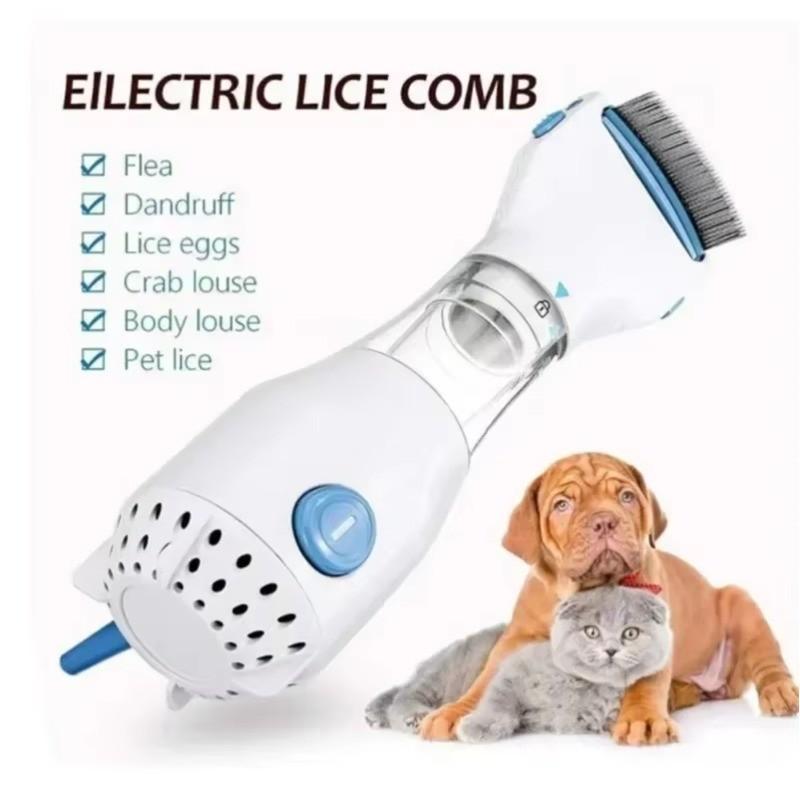 Electric tick remover Flea cleaner Brush comb tick remover comb ...