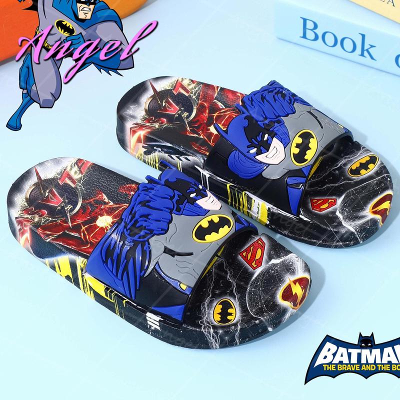 (ANGEL)Kids Flip Flops Batman Printed Cartoon Charater Slip On - TikTok ...