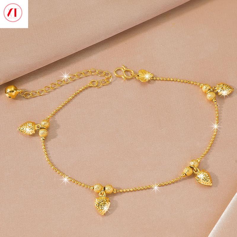 Gelang Kaki, Barang Kemas Korea XT, Bersalut Emas 916 Tulen, Untuk ...