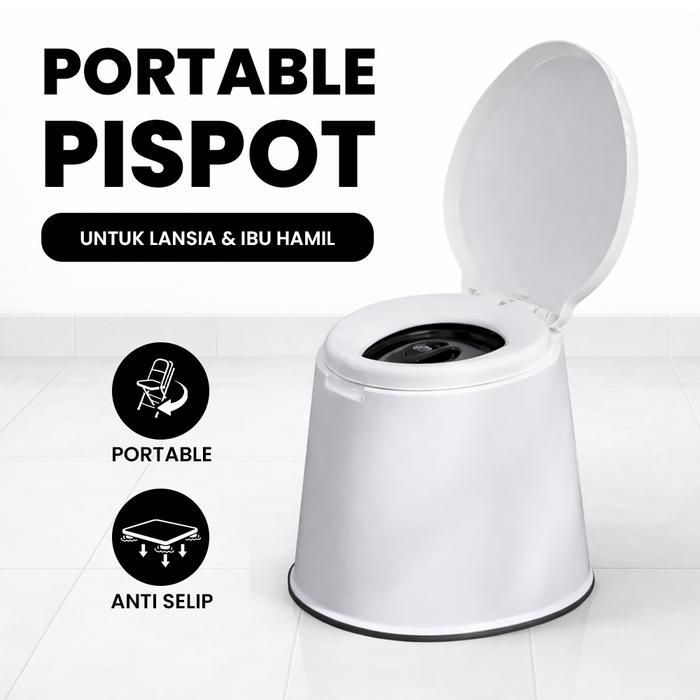 Jual ST Kursi Toilet Duduk Portable Wc Pispot Untuk Lansia Dan Ibu ...