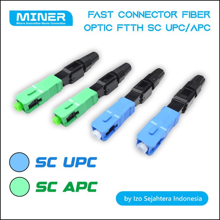 Promo Fast Connector Fiber Optik FTTH SC APC / UPC - SC-UPC - Kota ...