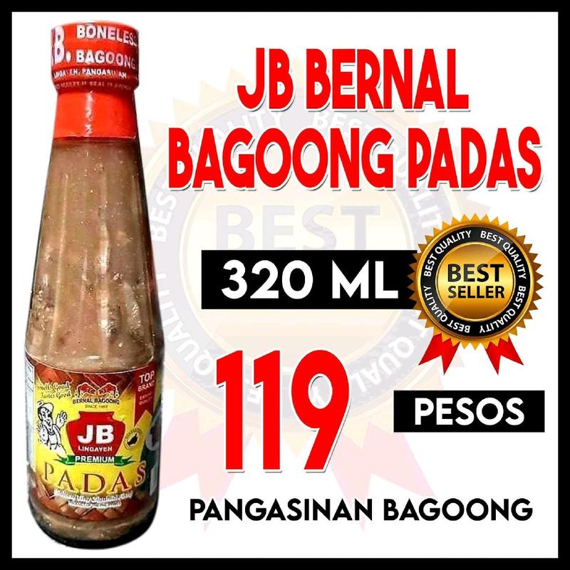 Bagoong Padas Ginamos Pangasinan (Salted Tiny Siganid Fish) 320ML ...