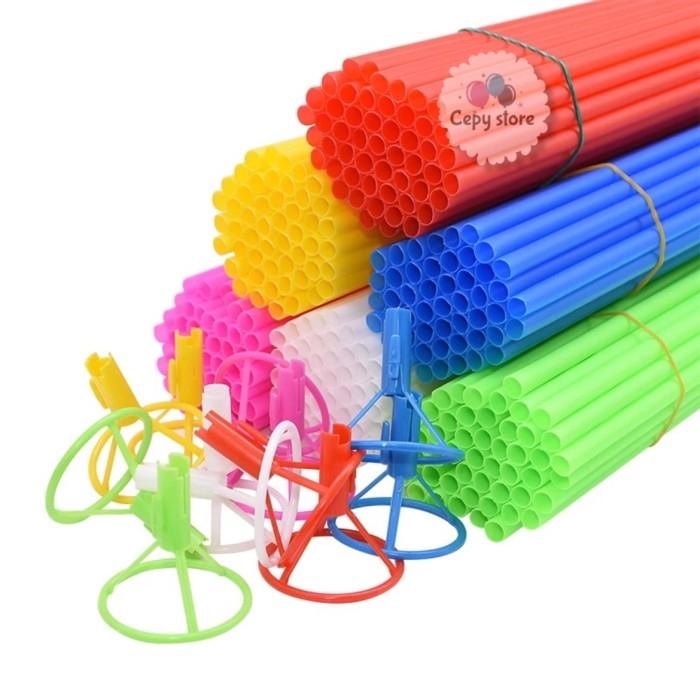 Jual Stick Balon Besar / Stick and Cup / Stik Balon / Pegangan Balon ...