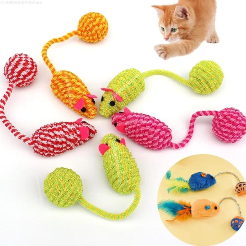 Cute Colorful Fake Mice To Amuse Cats and Play Training Toys - TikTok ...