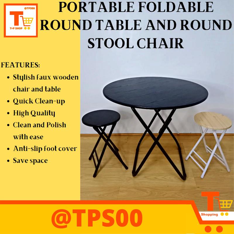 FOLDABLE ROUND/CIRCLE TABLE (60x60, 70X70, 80x80) AND CIRCULAR - TikTok ...