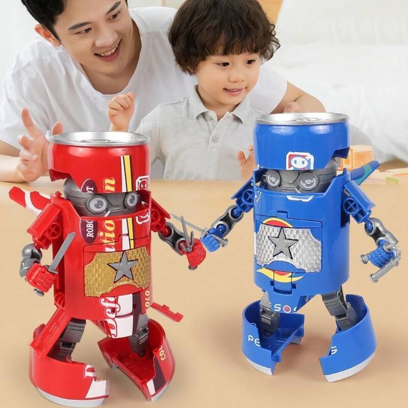 Tin Minuman Robot Cola Samurai Soda, Ubah Bentuk Transforming, - TikTok ...
