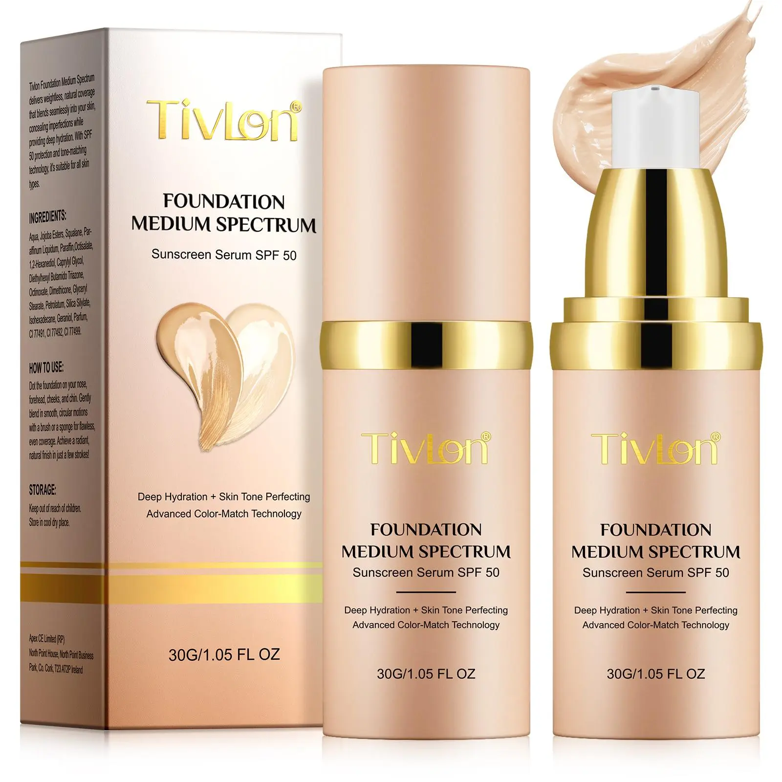 Foundation 4 in 1 - Medium Spectrum, Color Changing Foundation - TikTok ...