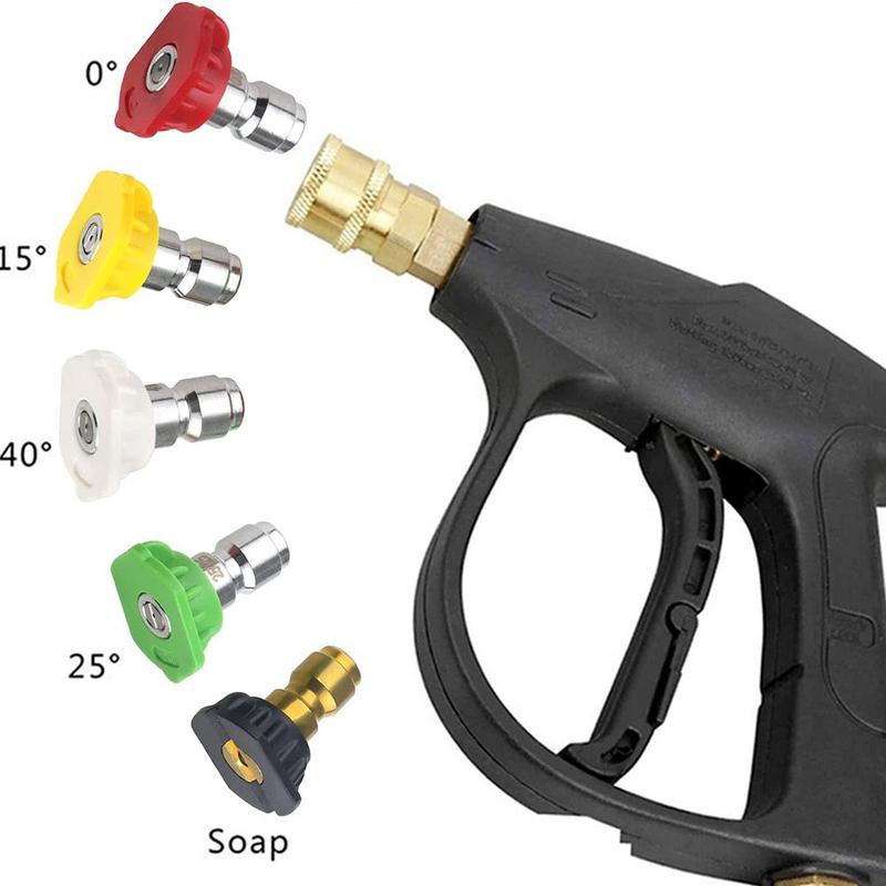 5pcs 1/4inch High Pressure Washer Spray Nozzle Quick Nozzle Tips ...