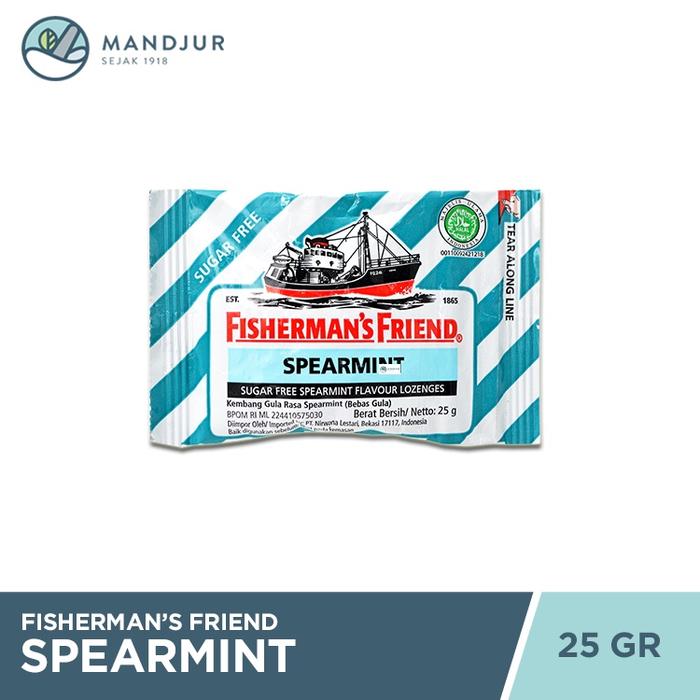Jual Fisherman's Friend Spearmint Sugar Free - Permen Pelega ...