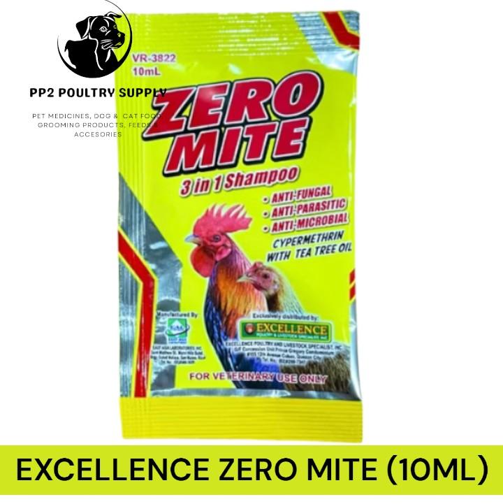 ZERO MITE SHAMPOO FOR GAMEFOWL 10ML ( 1 SACHET) - TikTok Shop Philippines