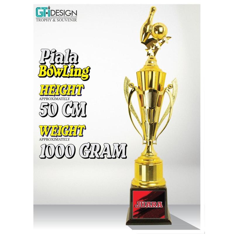 BOWLING TROPHY / PIALA BOLING / PIALA TENPIN BOWLING ( TAPAK BERAT ...