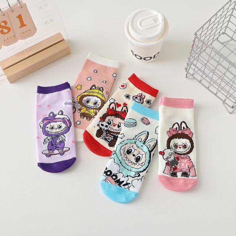 【LABUBU BAG】LB0010 JAPAN Fashion Labubu Socks Unisex Sport Socks ...