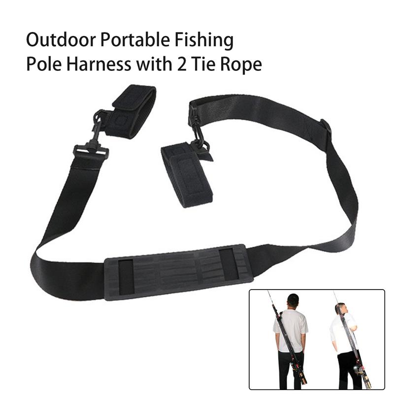 1 Set Fishing Rod Strap Fasten Tape Outdoor Portable Fishing - TikTok ...
