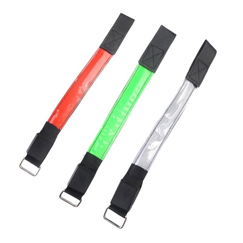 2pcs Arm Leg Warning Lamp LED Safety Armband Outdoor Sports Reflective ...