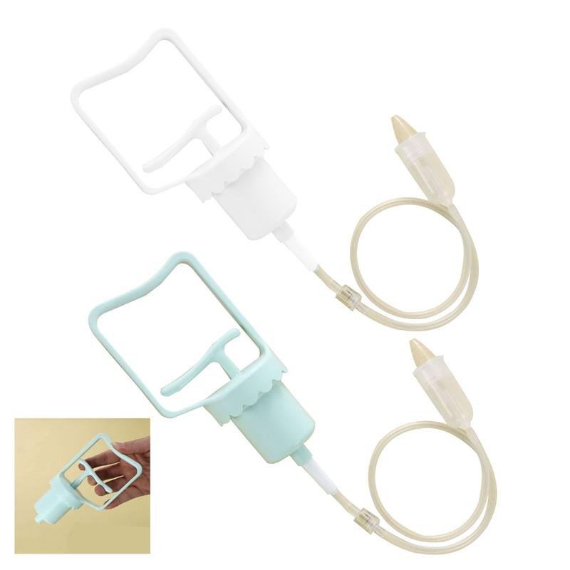 Baby Nasal Aspirator Infant Hand Puller Nose Sucker Soft Silicone ...