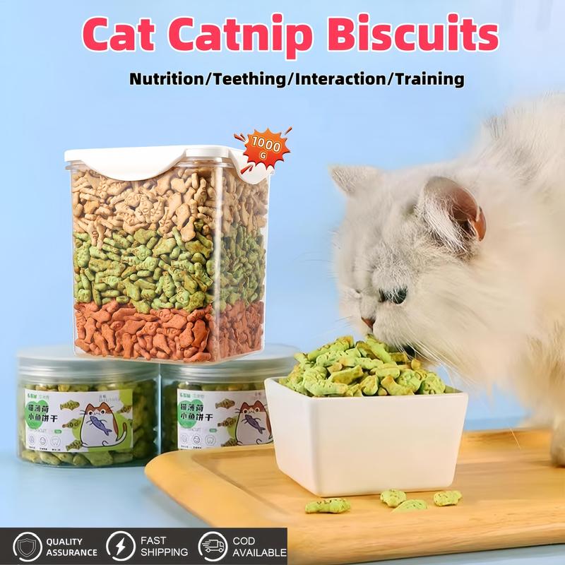 (Promotion)Catnip Fish Biscuits Cat Grass Dan Catnip untuk Mengatasi ...