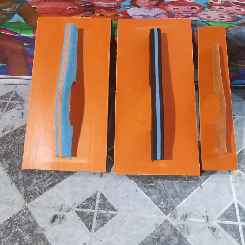 PLASTERING TROWEL SET RODELA WITH PVC BODY RUBBER HANDLE RODELANG ...