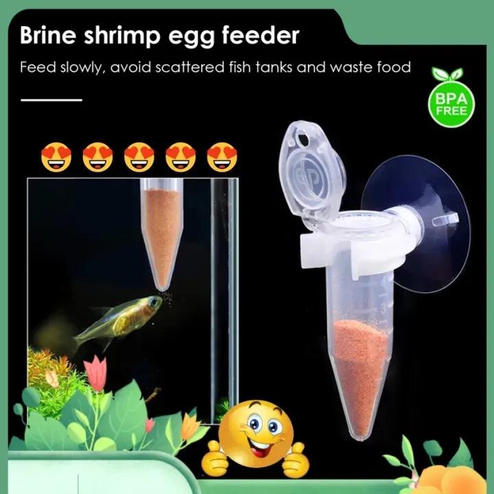 Automatic Fish Feeder Cone Shrimp Egg Worm Funnel Cup Feedin - TikTok ...