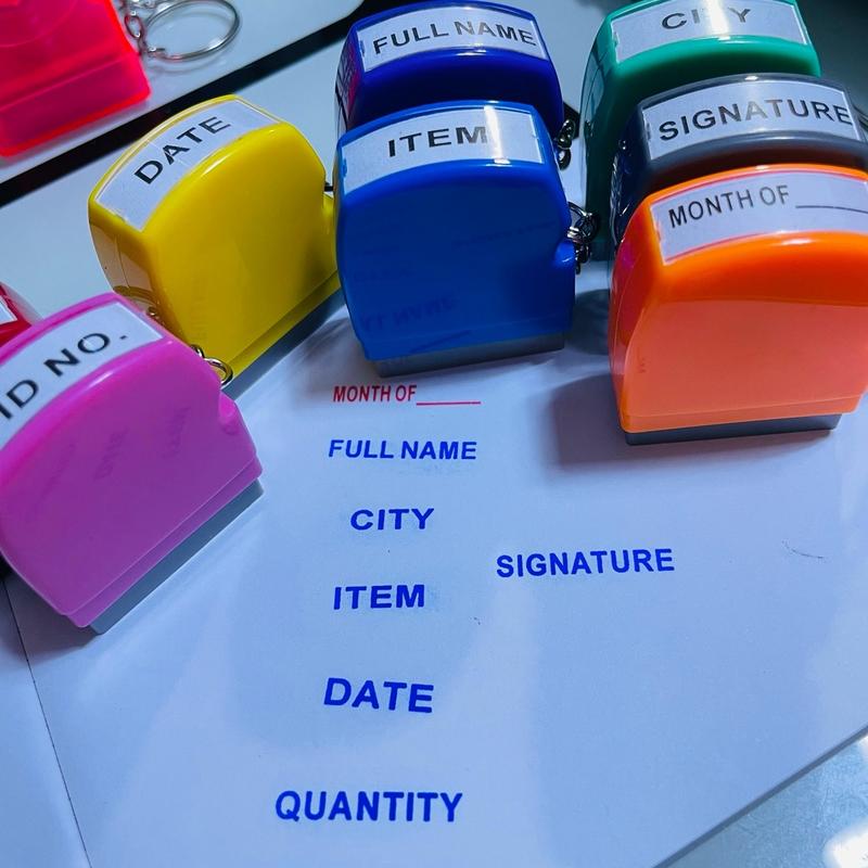 Digi HA/PASTEL Small Self-Inking Stamp for Office and Personal - TikTok ...