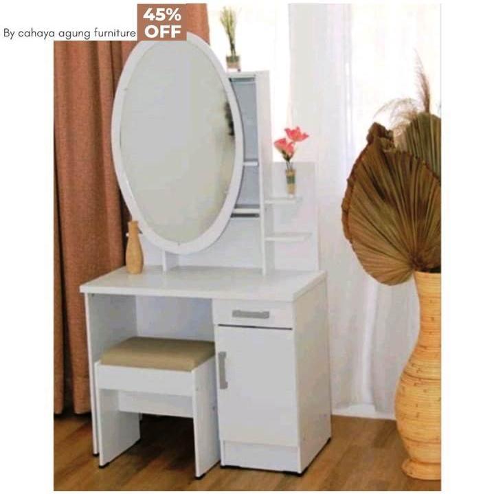 meja rias minimalsi sliding full putih Furniture Minimalis - Shop ...