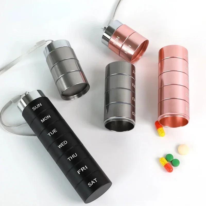 New High Quality Weekly Waterproof 7 Grids Pill Box Portable - TikTok ...