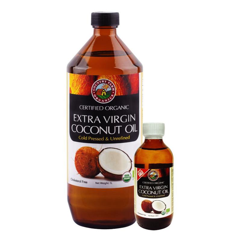 COUNTRY FARM ORGANIC EXTRA VIRGIN COCONUT OIL 1L+100ML - TikTok Shop ...