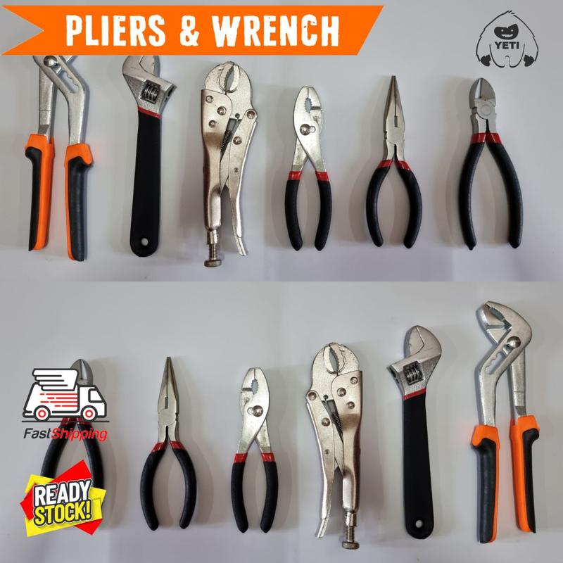 Pliers Set set playar spana hidup adjustable wrench Hardware - TikTok ...