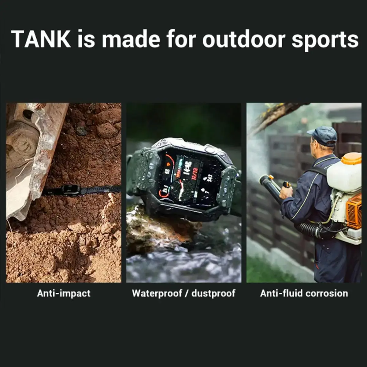 1.72 Inch HD Full Touch Screen Smart Watch (1 Piece), Touch Screen ...