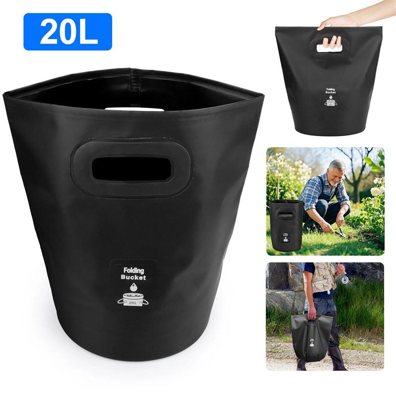 20L Foldable Outdoor Travel Bucket, Convenient For Camping, Picnicking ...