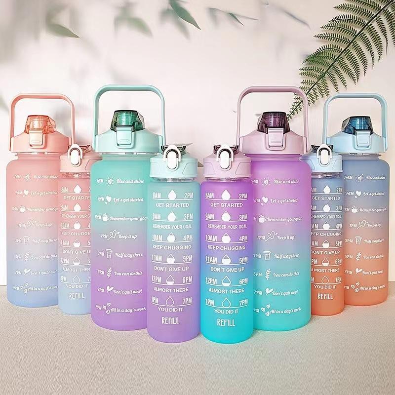 Botol Air Sukan, Kapasiti Besar 2000ml, Cawan Minum Berbasikal - TikTok ...