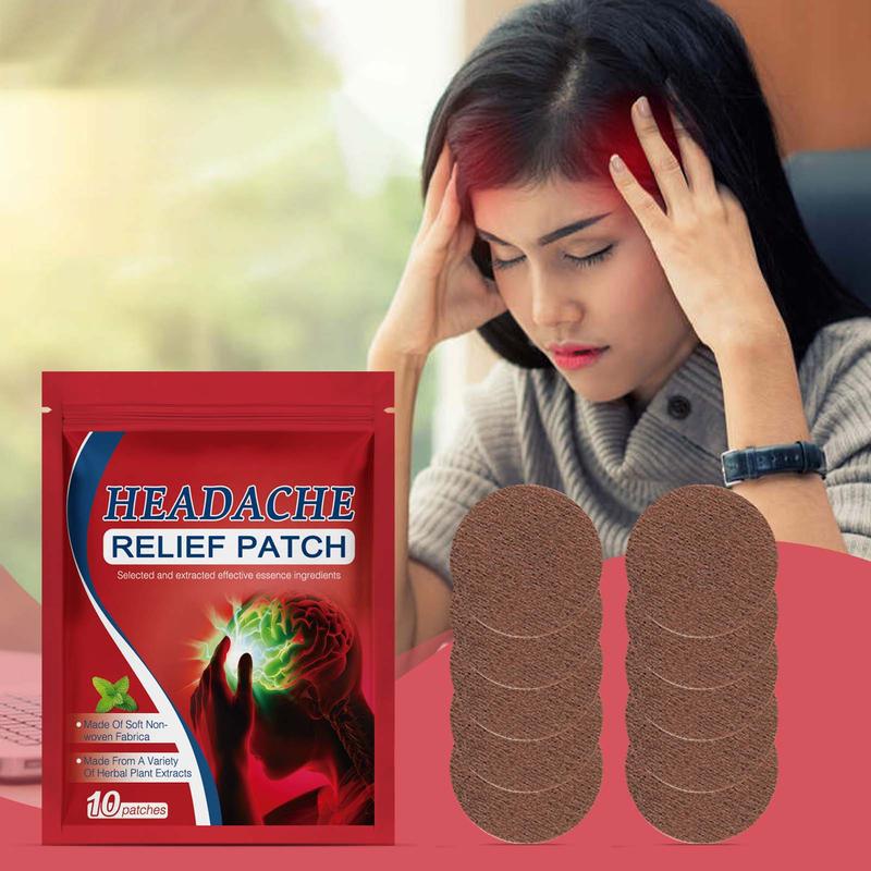 Headache Diziness Patches Essential Relieve Headache Stress Plaster ...
