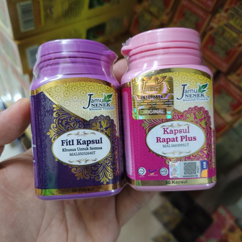 (CLEARANCE SALE) JAMU NENEK KAPSUL FIT I RAPAT PLUS SCRUB ORIGINAL ...