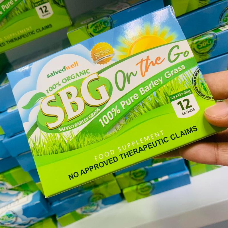 Salveo Barley Grass SBG ON THE GO 12sachets - TikTok Shop Philippines