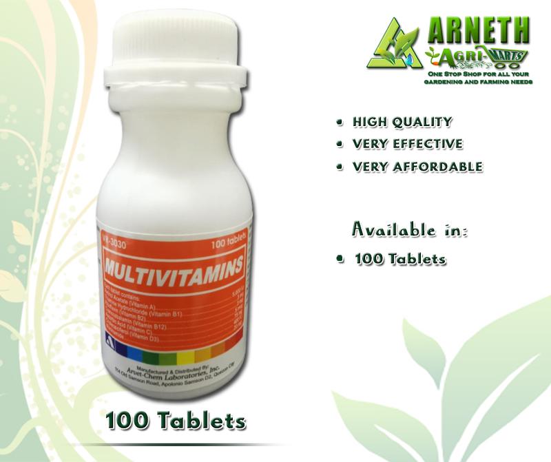 MULTIVITAMINS TABLET (100TABLETS) - TikTok Shop Philippines