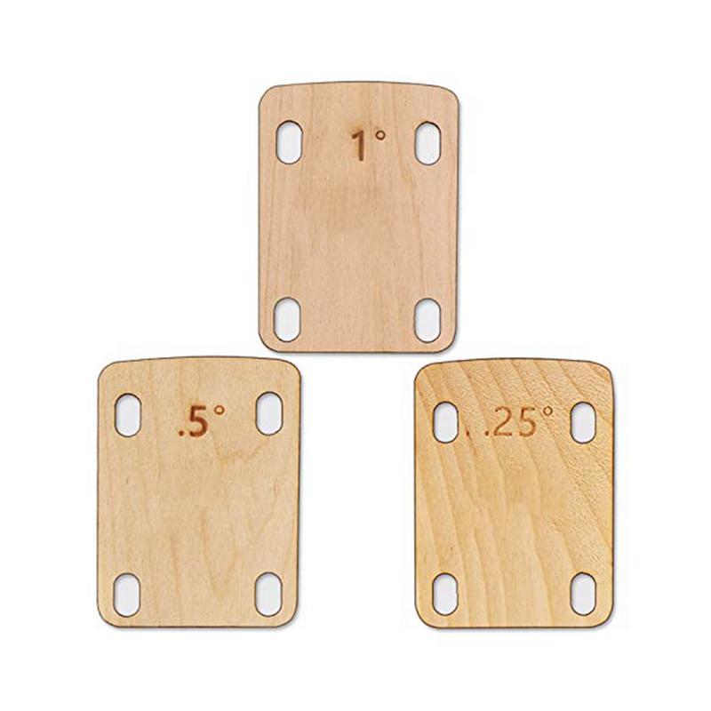 3Pcs Guitar Neck Shims, Solid Maple Wood Guitar Neck Shim Protection ...